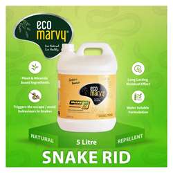 A natural solution to deter snakes is offered by Eco Marvy, a shop that ...