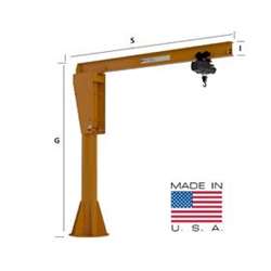 Heavy Duty Pillar Base Mounted Jib Crane-01d8ce10
