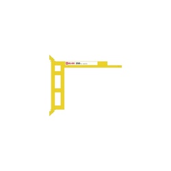 Wall Bracketed - Full Cantilever Enclosed Track Jib Crane- HJ950-1000-12