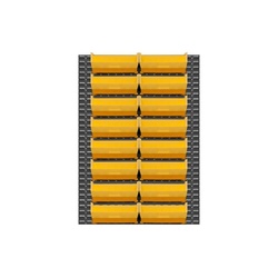 Durham Mfg. - Louvered Panel Racks-HLPW-46X64-95 - Janeice Products Co Inc