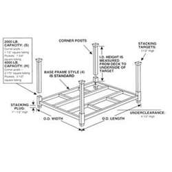 Portable Stacking Racks - Corner Posts-4dc6d625