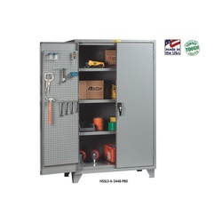 12 Ga. Cabinets With Pegboard Doors- HSSL2-A-3060-PBD