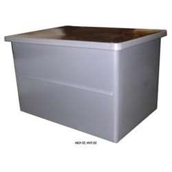 Molded plastic containers with heavy-duty construction