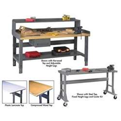 Strong, Heavy-Duty Industrial Workbenches are designed to withstand ...