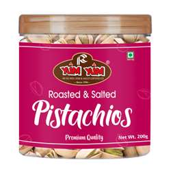 YUM YUM Premium Roasted & Salted Pistachio Nut 200g Jar Pistachios
